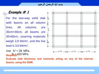 direct design method to design the slab with golu | PPT