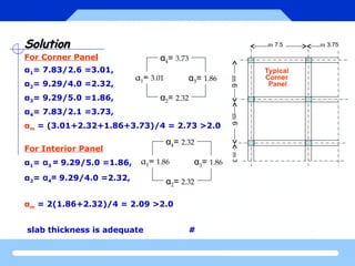 direct design method to design the slab with golu | PPT
