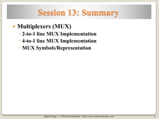 Digital Design Session 13 | PPT