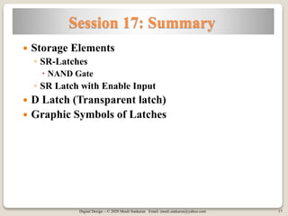 Digital Design Session 17 | PPTX