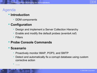 IBM Lotus Domino Domain Monitoring (DDM) | PPT
