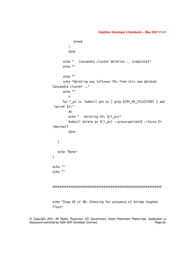 Apache Cassandra Cluster Cloning On Kubernetes Pdf