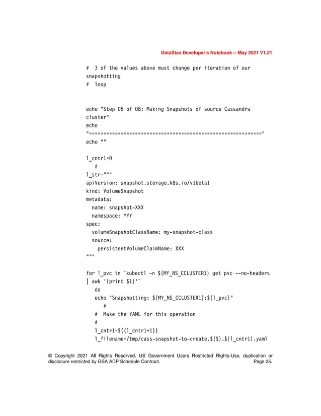 Apache Cassandra Cluster Cloning On Kubernetes Pdf