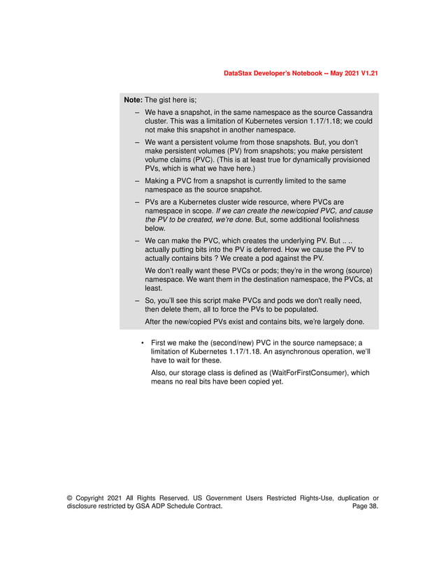 Apache Cassandra Cluster Cloning On Kubernetes Pdf