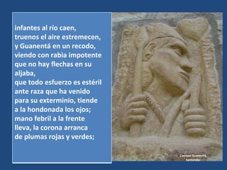 POEMA CACIQUE GUANENTÁ | PPT