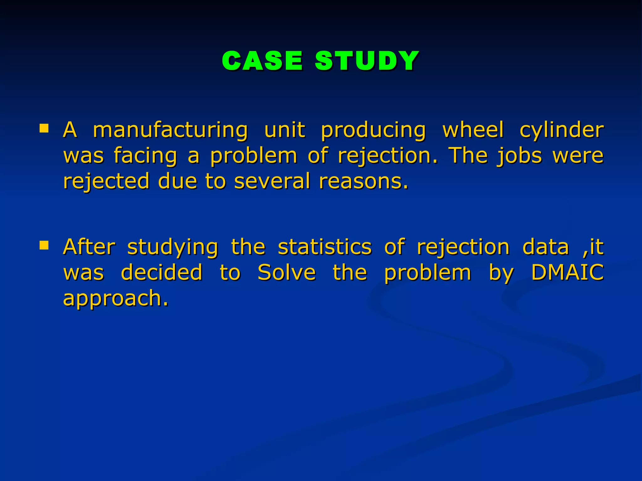 Six Sigma Case Study | PPS