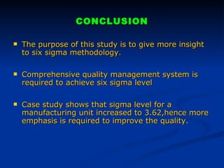 Six Sigma Case Study | PPS