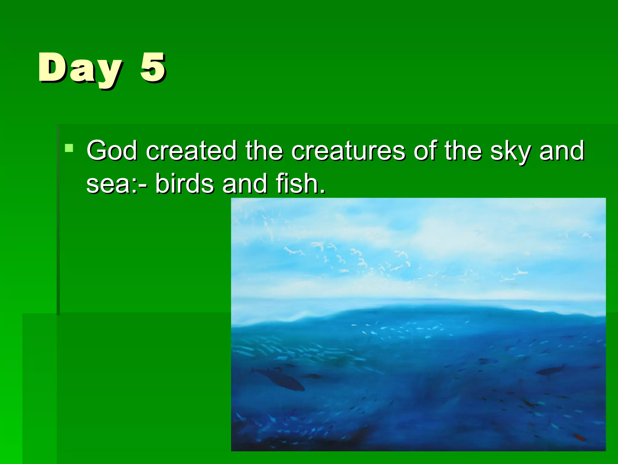 The Christian Creation Story | PPT
