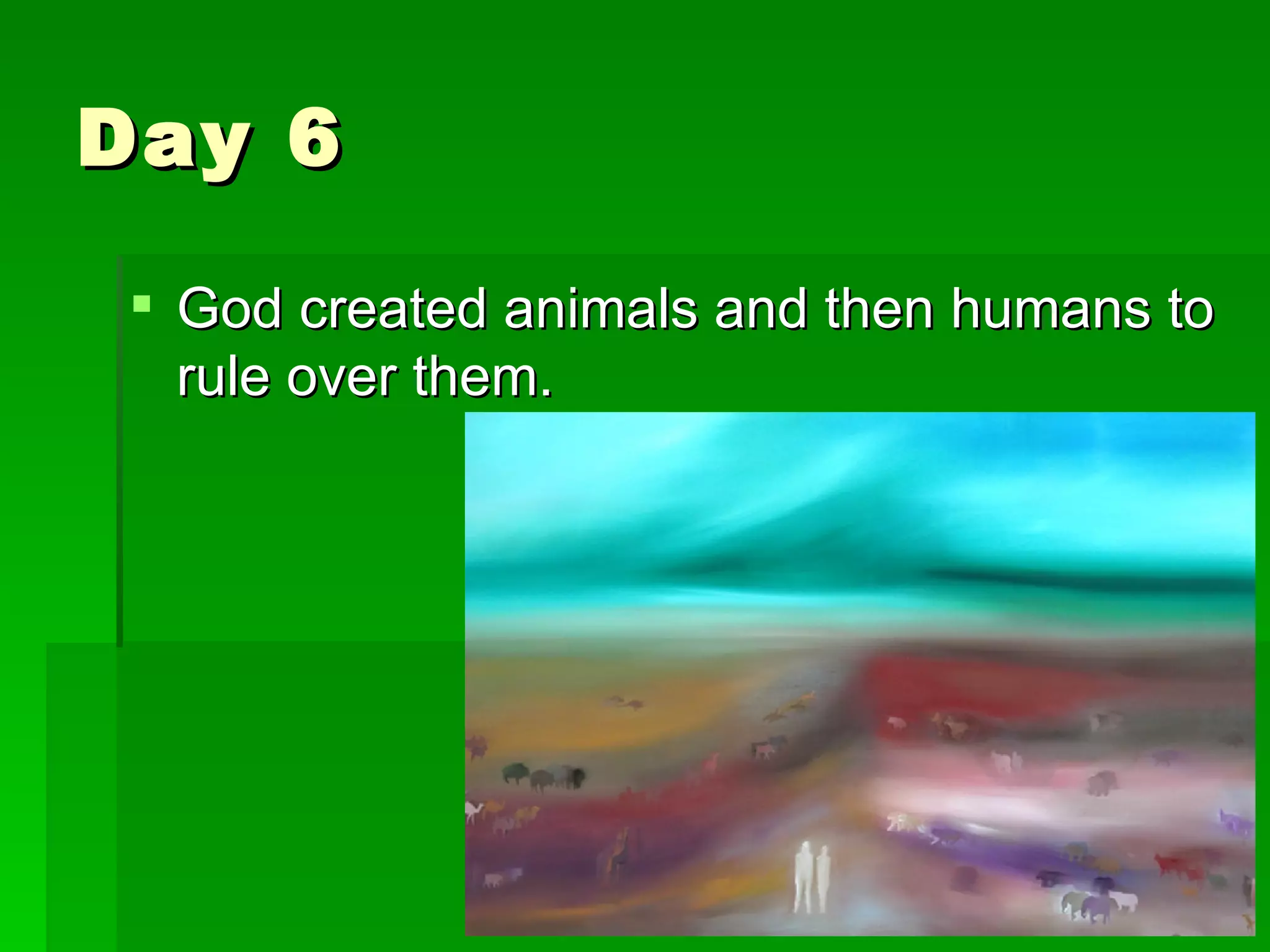 The Christian Creation Story | PPT