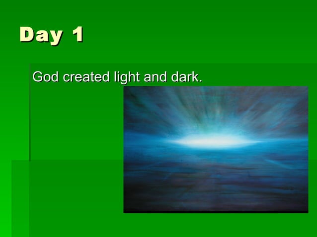 The Christian Creation Story | PPT