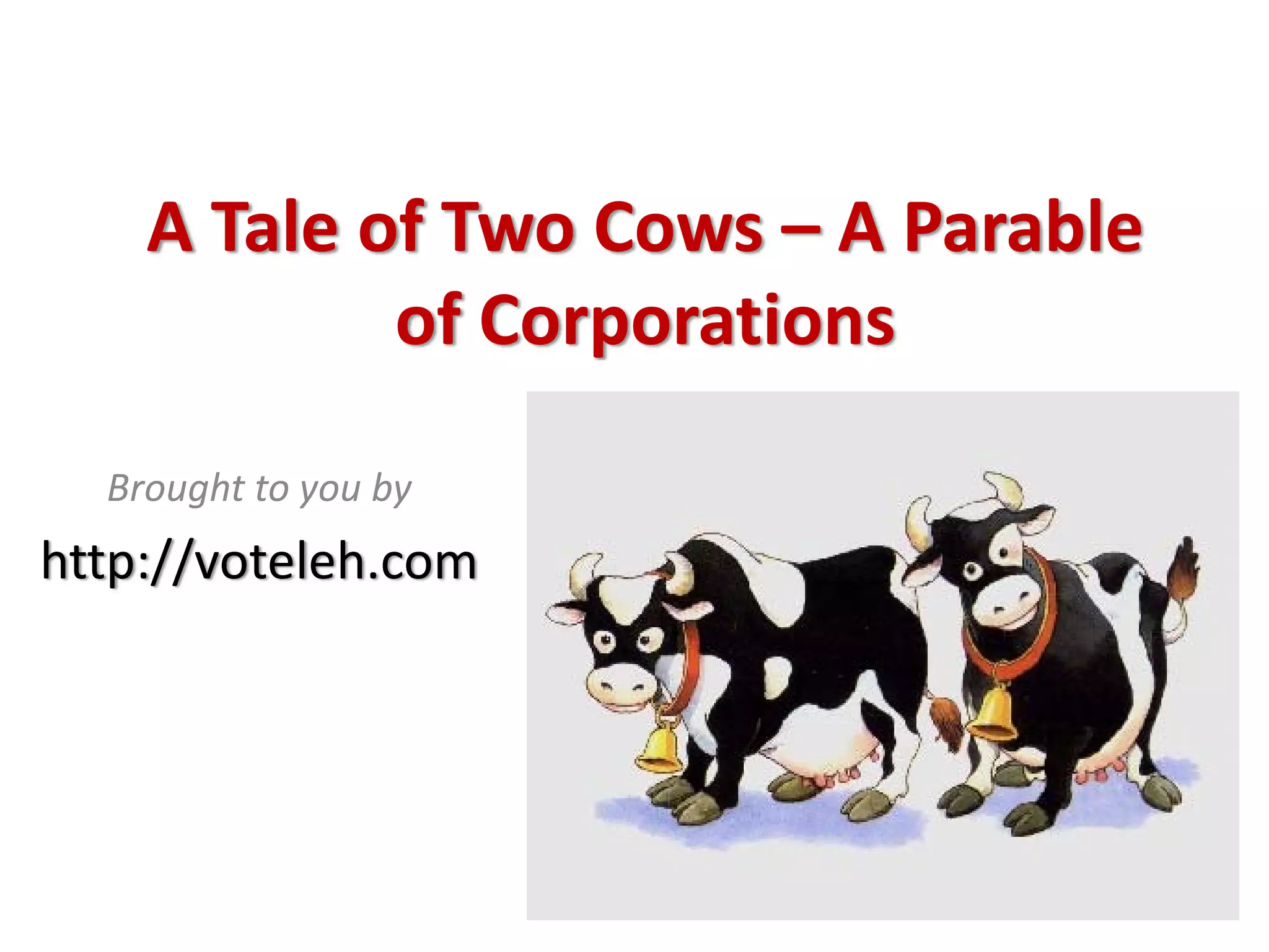 A Parable of Two Cows | PDF