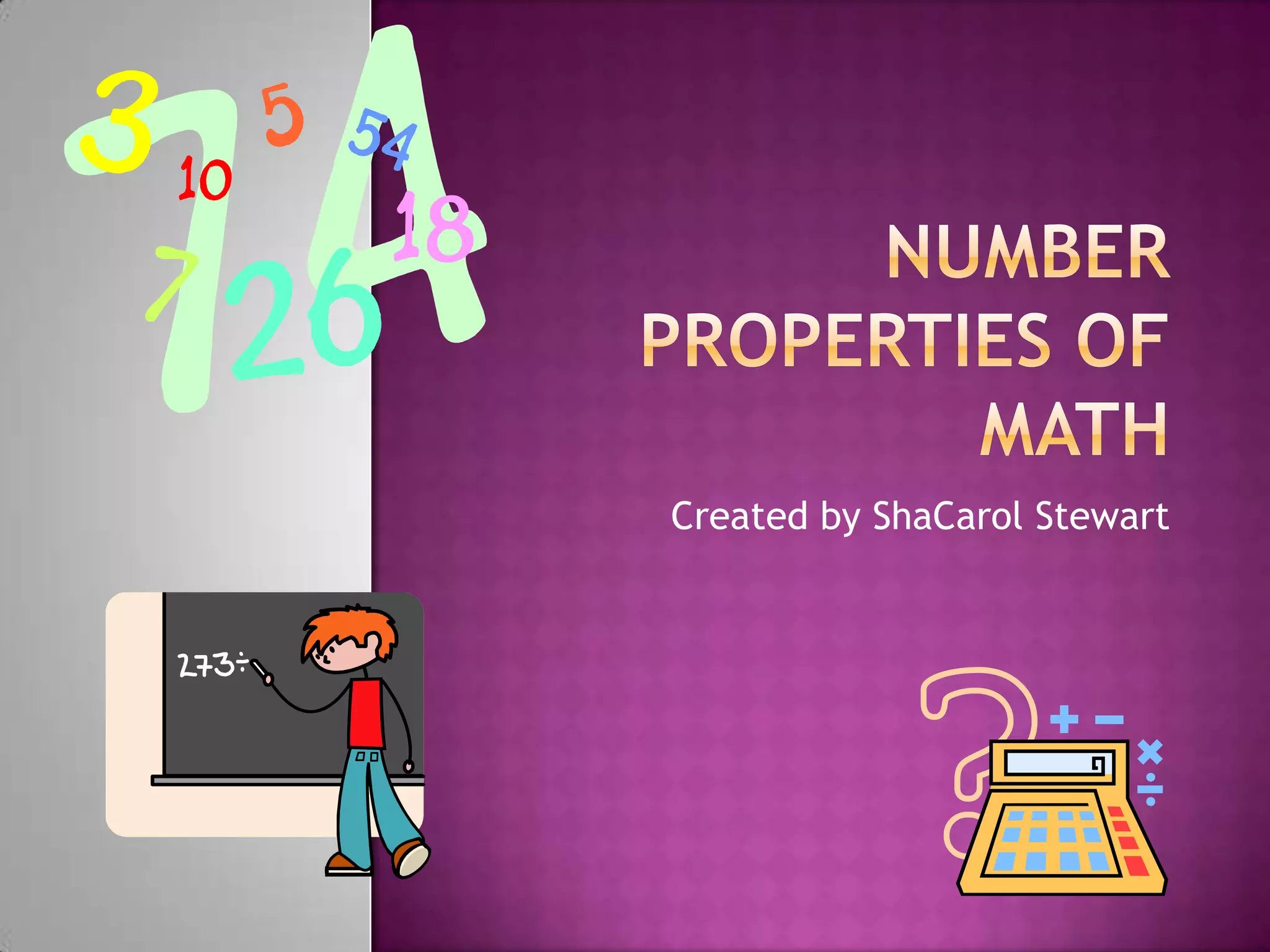 Number Properties of Math | PPTX