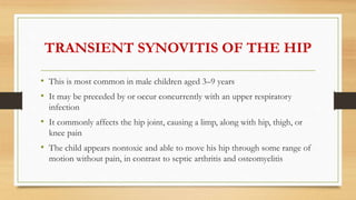 Differential Diagnosis of Arthritis in Children | PPTX