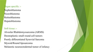 dd of round cell tumor histology -1.pptx