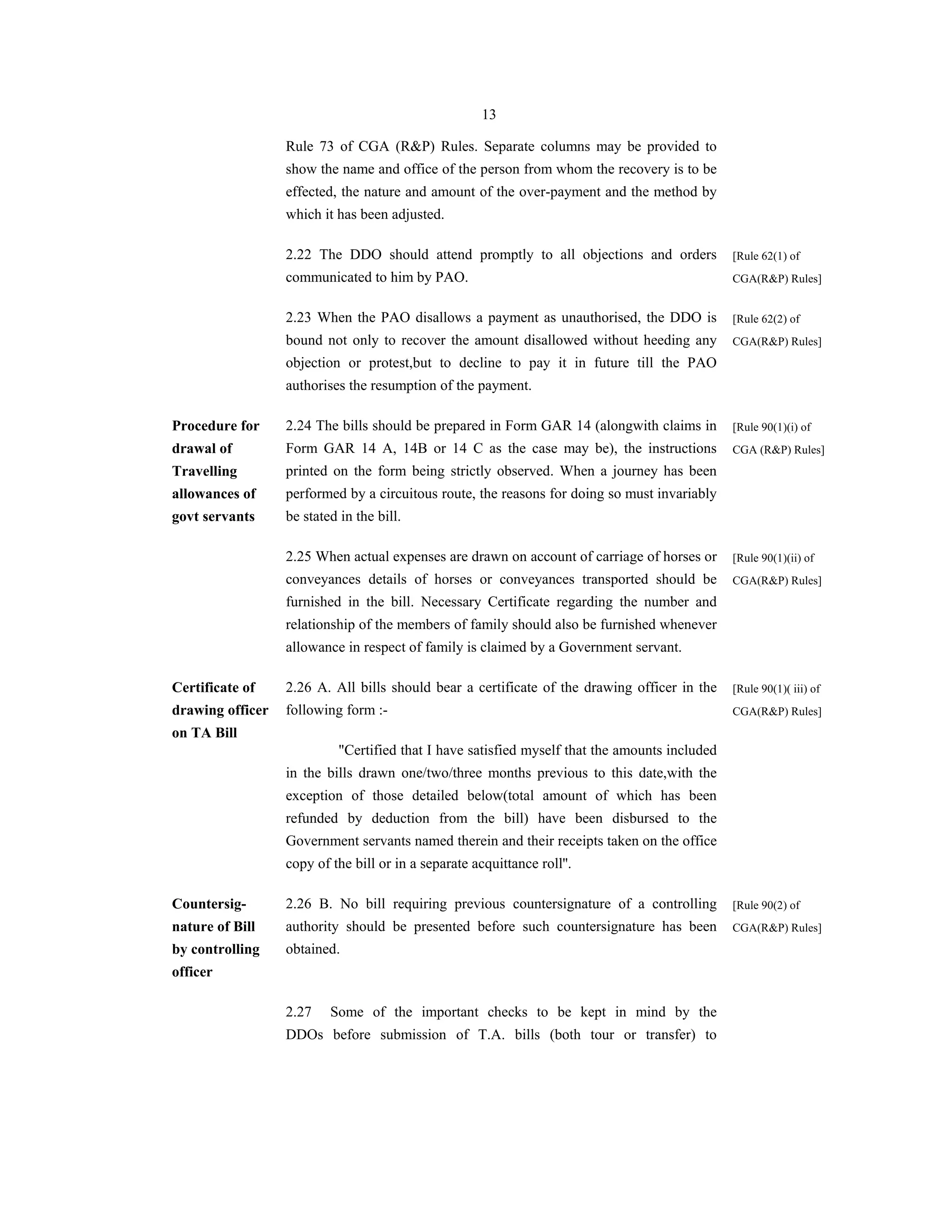 Manual for Drawing and Disbursing Officers | PDF