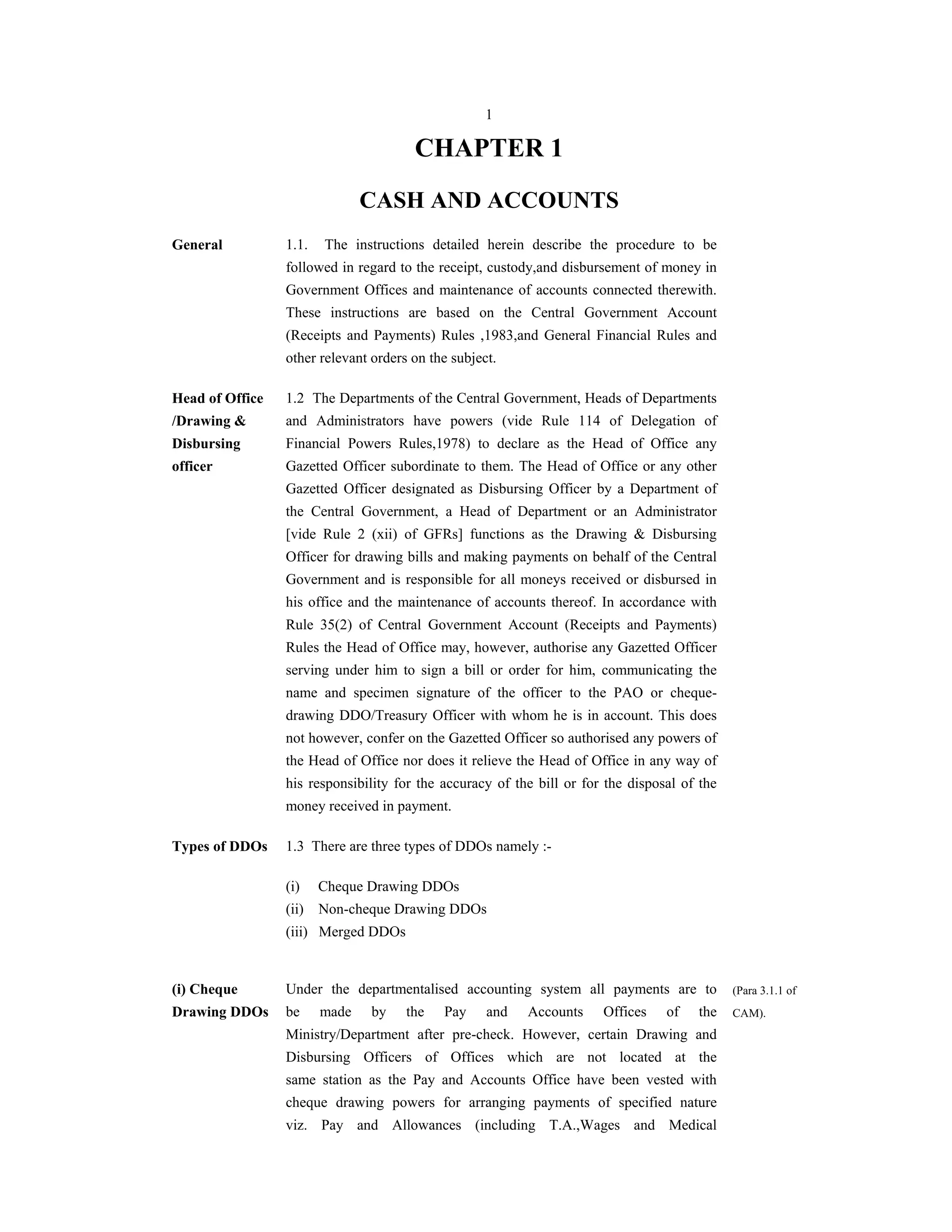 Manual for Drawing and Disbursing Officers | PDF