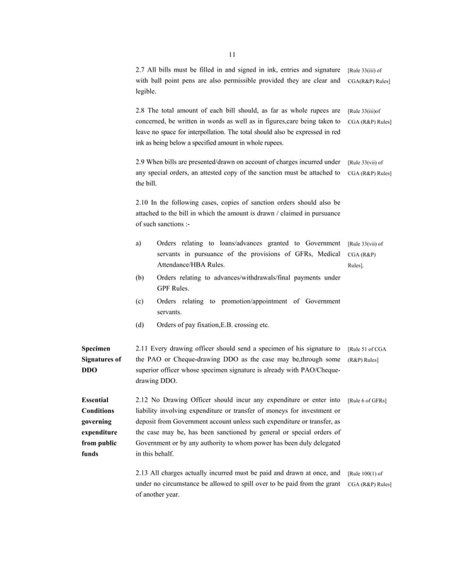 Manual for Drawing and Disbursing Officers | PDF