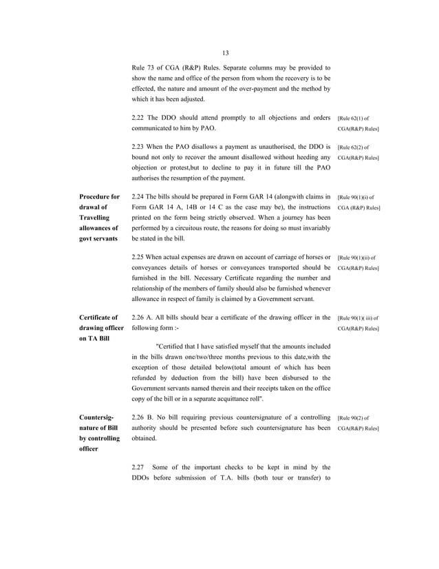 Manual for Drawing and Disbursing Officers | PDF