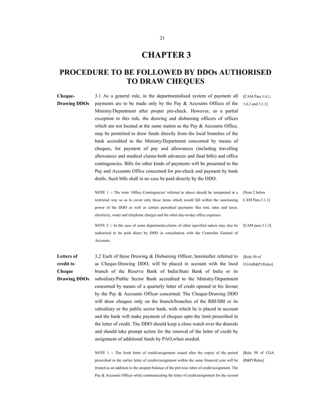 Manual for Drawing and Disbursing Officers | PDF