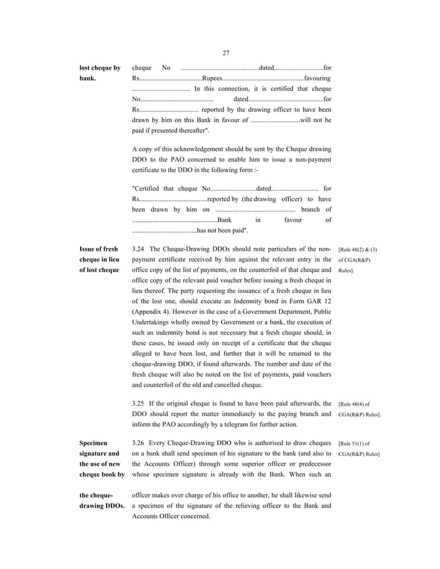 Manual for Drawing and Disbursing Officers | PDF