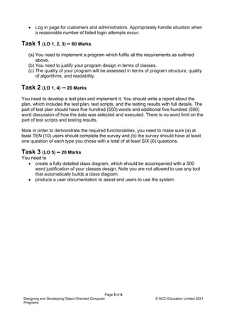 Ddoocp assignment qp spring winter 2021 final | PDF