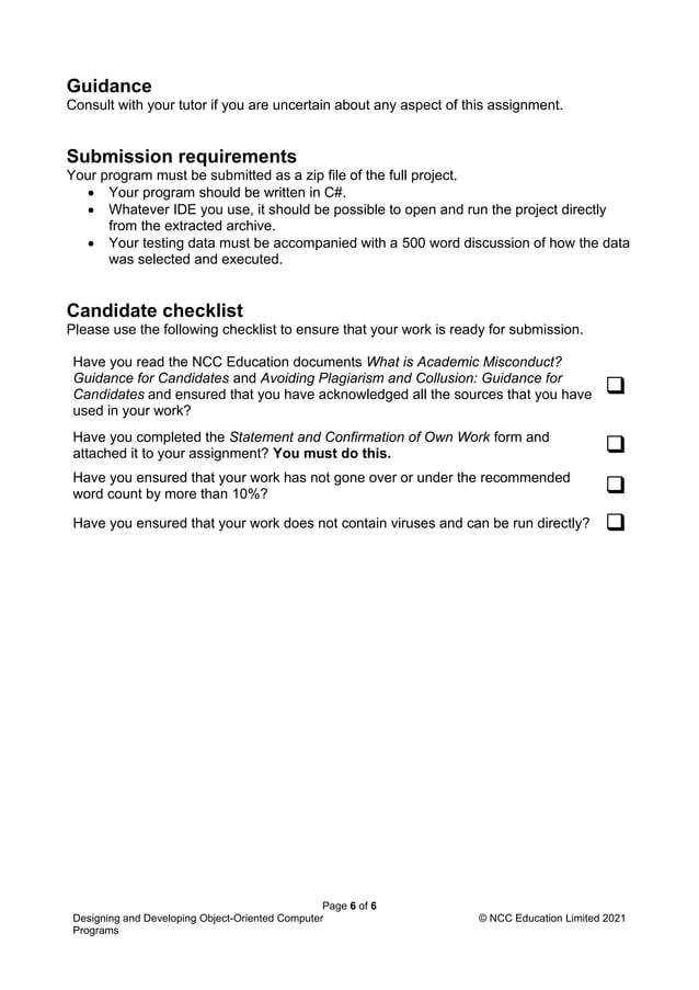 Ddoocp assignment qp spring winter 2021 final | PDF