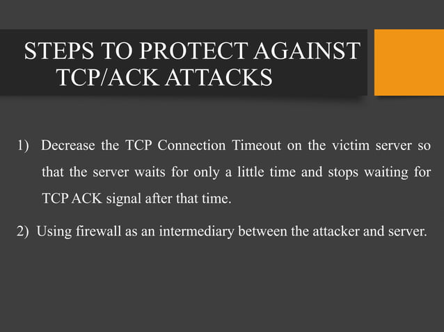 Distributed denial-of-service (DDoS) attack || Seminar Report @ gestyy.com/wZdUfJ | PPTX ...