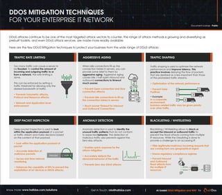 DDoS Mitigation Techniques for Your Enterprise IT Network | PDF