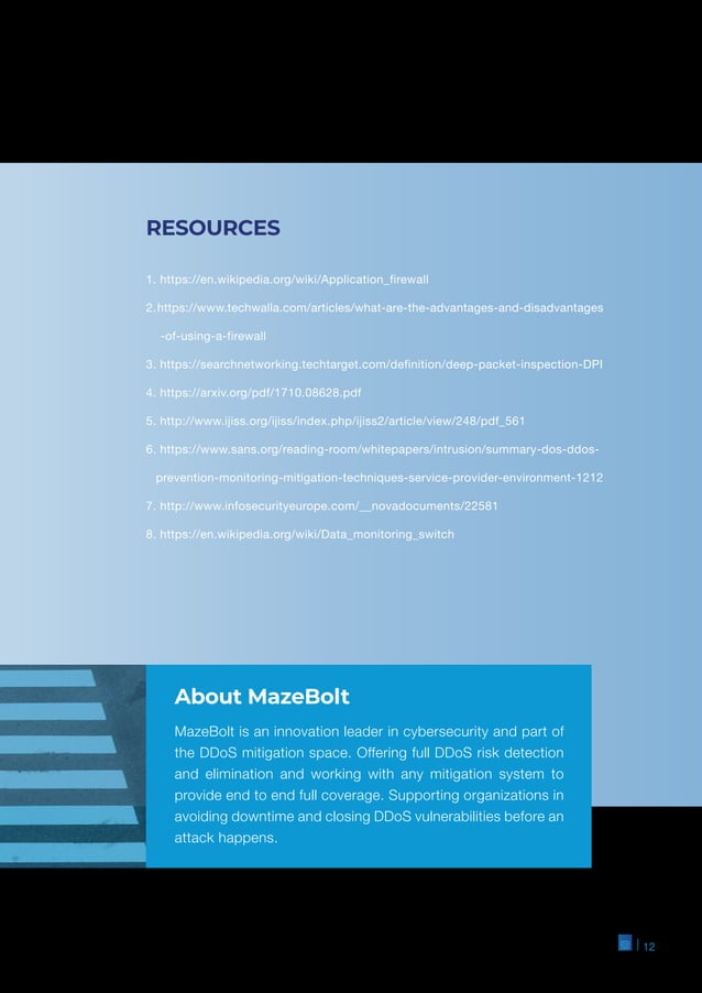 Ddos Mitigation Guide Ddos Protection Cyber Security Mazebolt Pdf