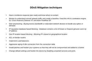 DDoS - unstoppable menace | ODP | Computer Networking | Computing