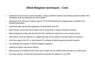 DDoS - unstoppable menace | ODP