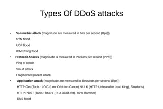 DDoS - unstoppable menace | ODP