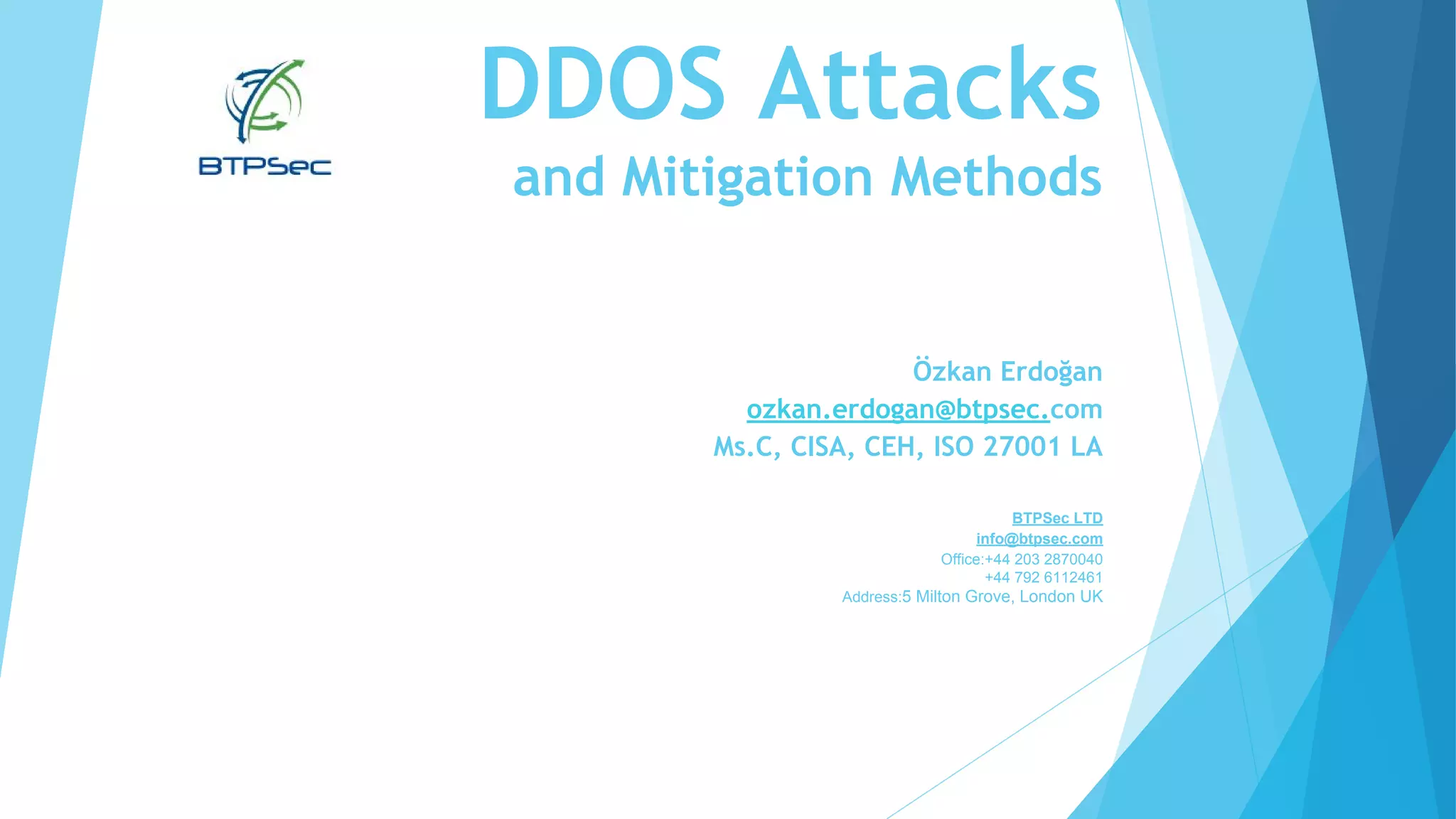 Ddos and mitigation methods.pptx