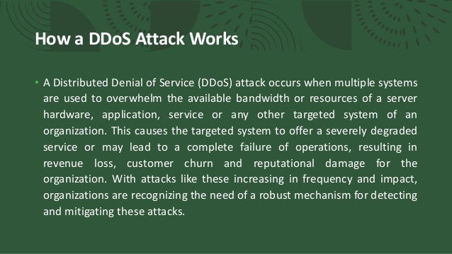 DDoS Protection - Detect & Mitigate DDoS Attacks | PPT