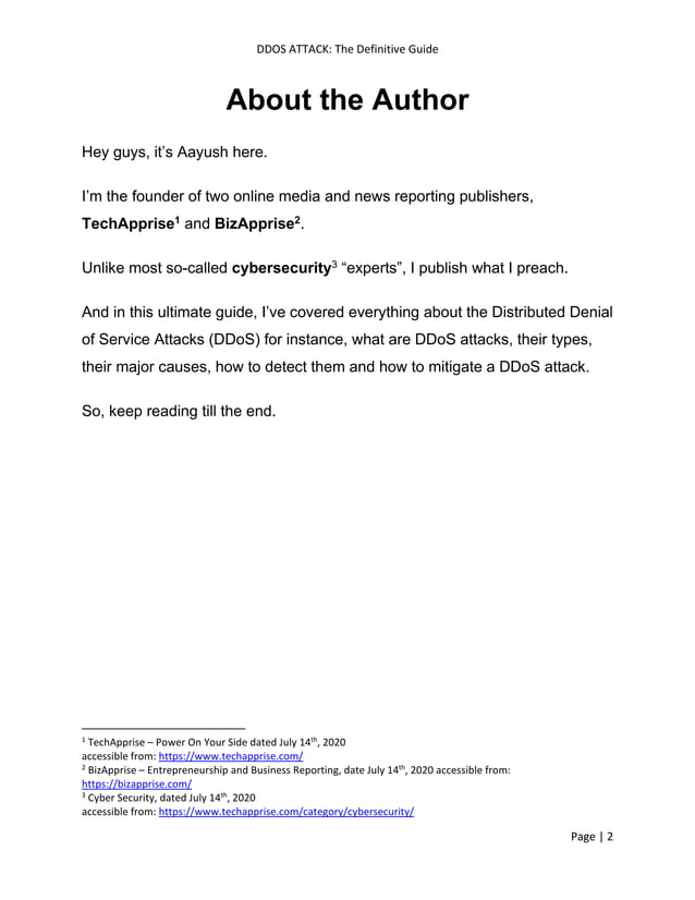 An Ultimate Guide To Ddos Attacks Detection Prevention And Mitigation