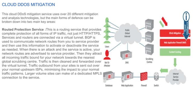 DDOS Attack on Cloud Platforms.pptx | Cloud Computing | Internet