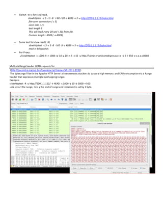 Type of DDoS attacks with hping3 example | DOCX