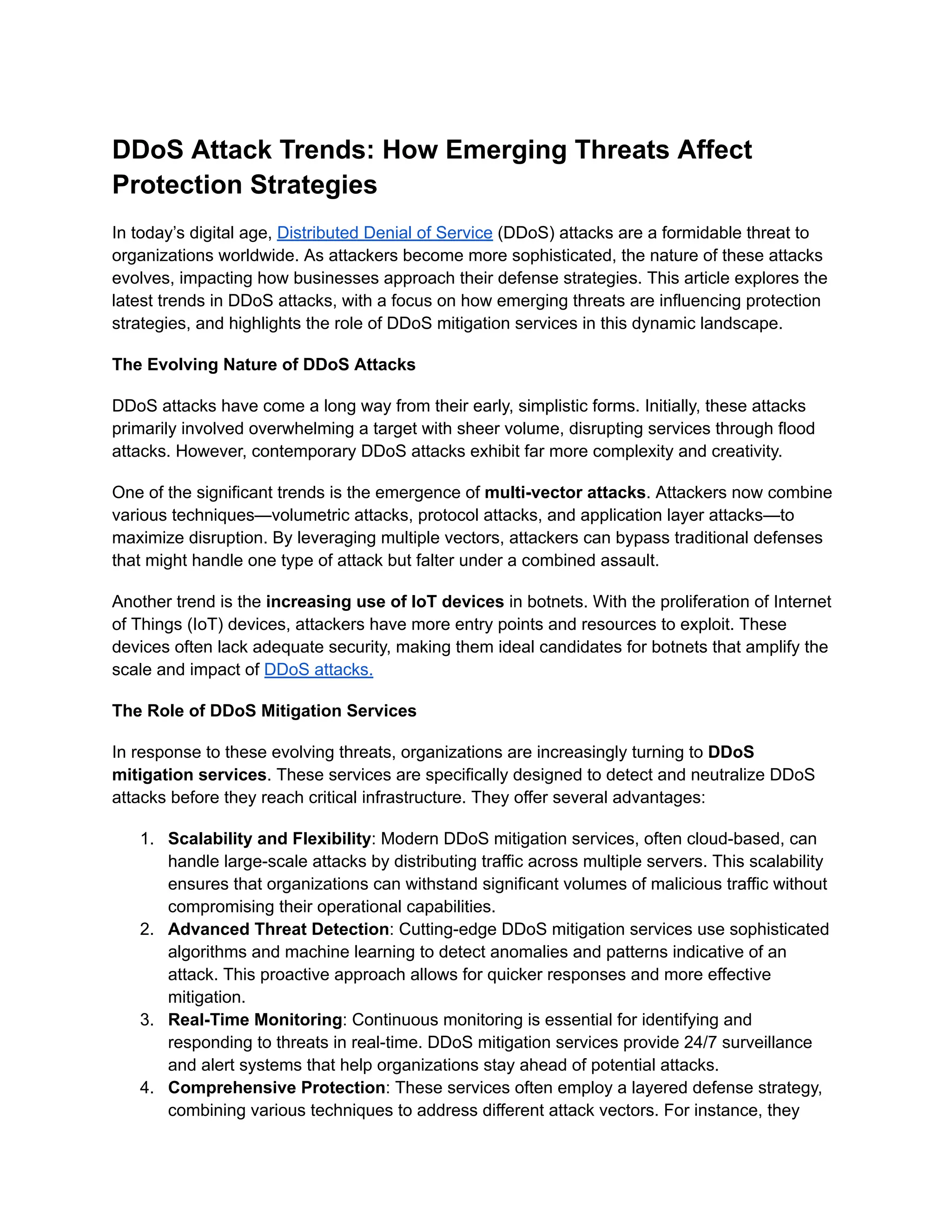 DDoS Attack Trends_ How Emerging Threats Affect Protection Strategies ...