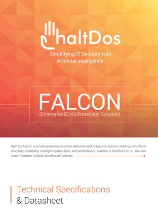 DDoS Falcon_Tech_Specs-Haltdos | PDF