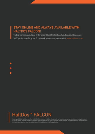 DDoS Falcon_Tech_Specs-Haltdos | PDF