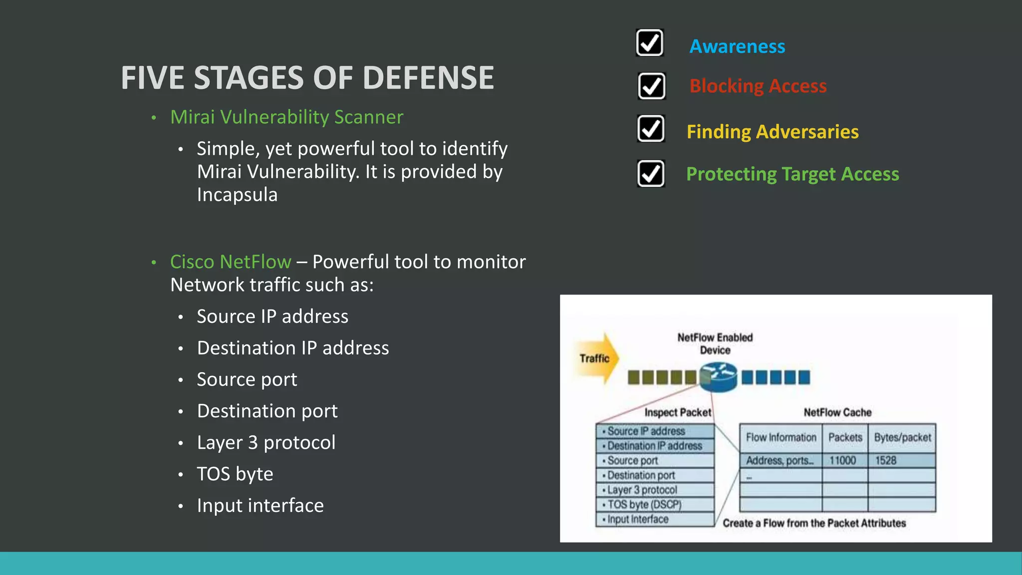 DDOS ATTACK - MIRAI BOTNET | PPTX