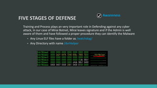 DDOS ATTACK - MIRAI BOTNET | PPTX