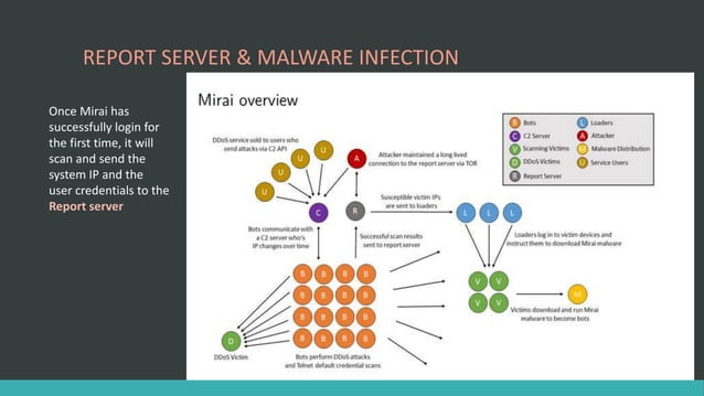 DDOS ATTACK - MIRAI BOTNET | PPTX