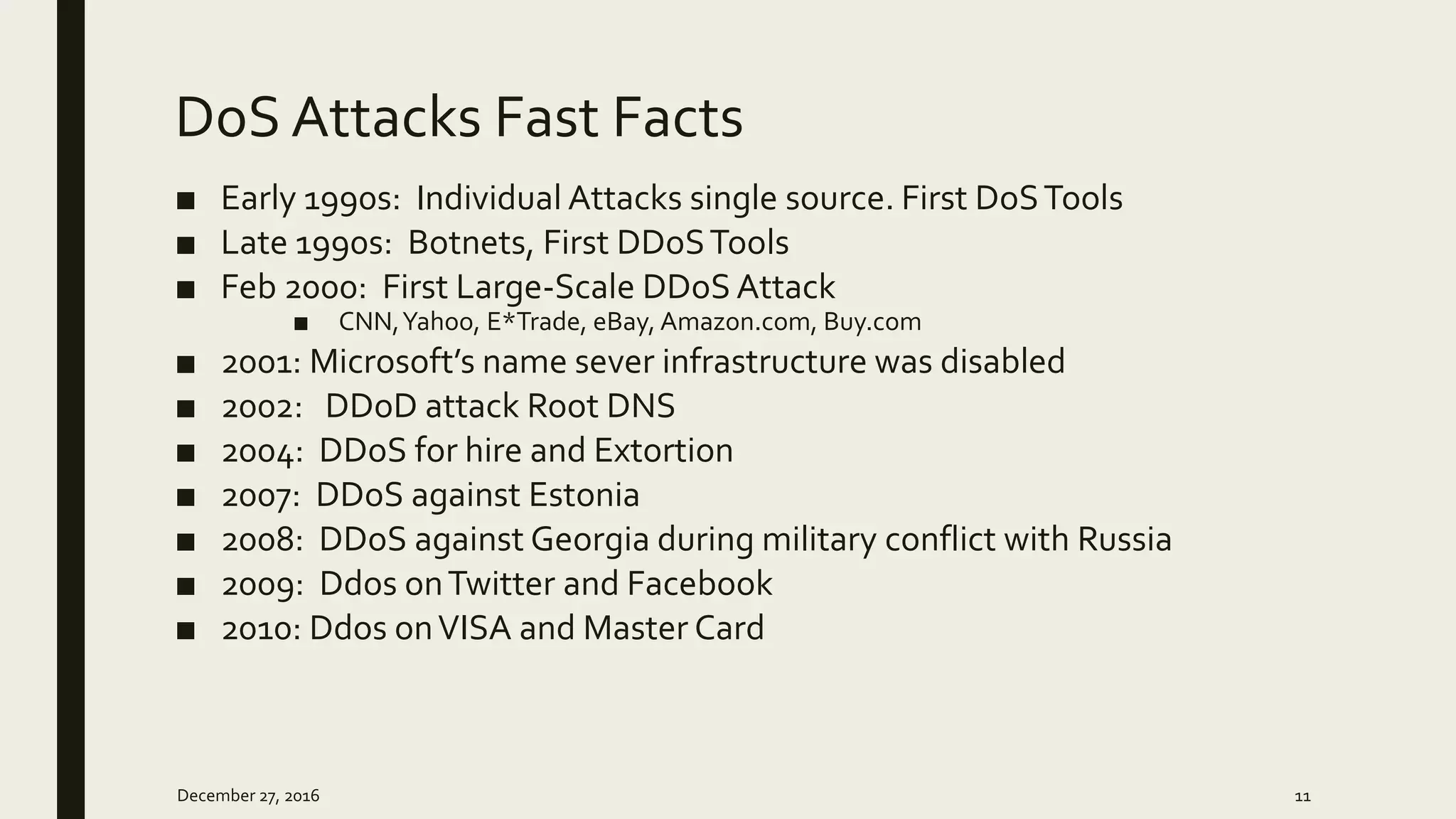 DDoS - Distributed Denial of Service | PPTX