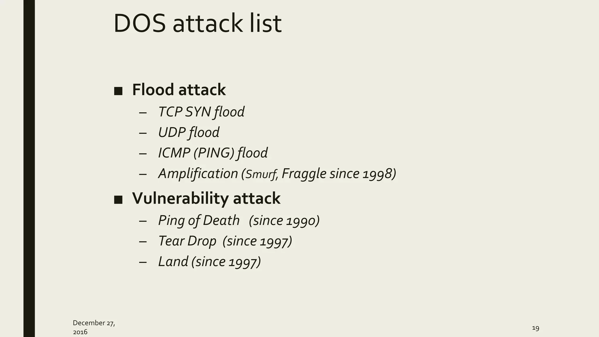 DDoS - Distributed Denial of Service | PPTX