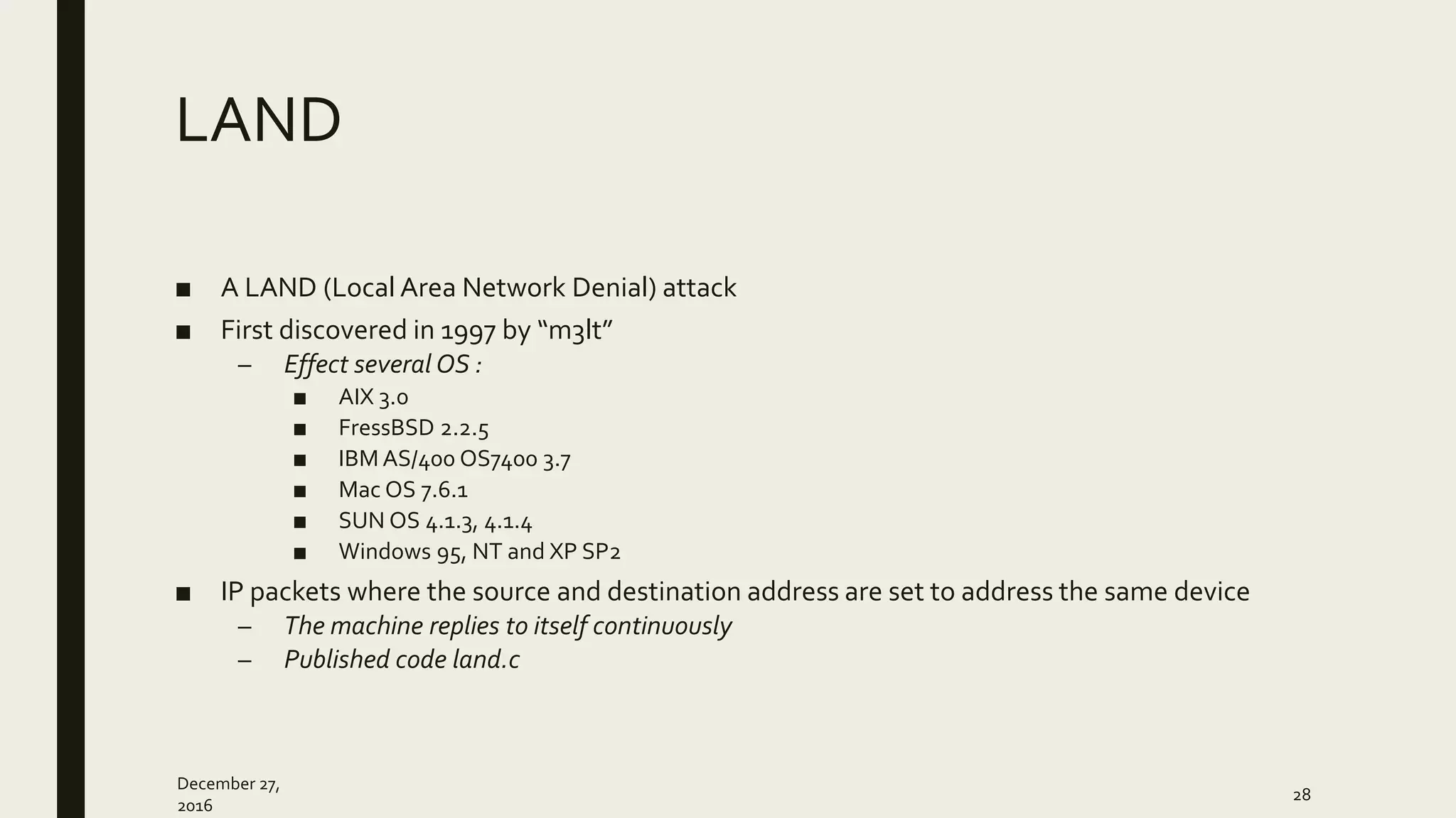 DDoS - Distributed Denial of Service | PPTX