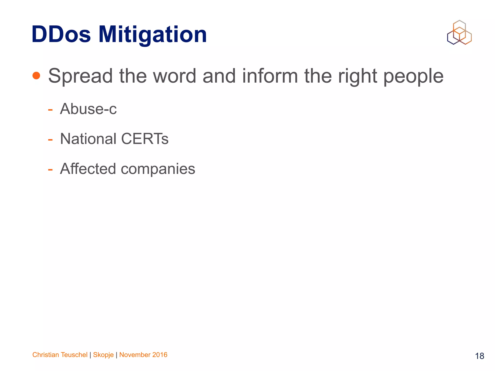 DDos Prevention and Mitigation | PDF