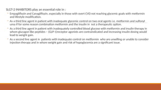 DDP-4 &SLGT-2 INHIBITORS.pptx pharmacological | PPTX