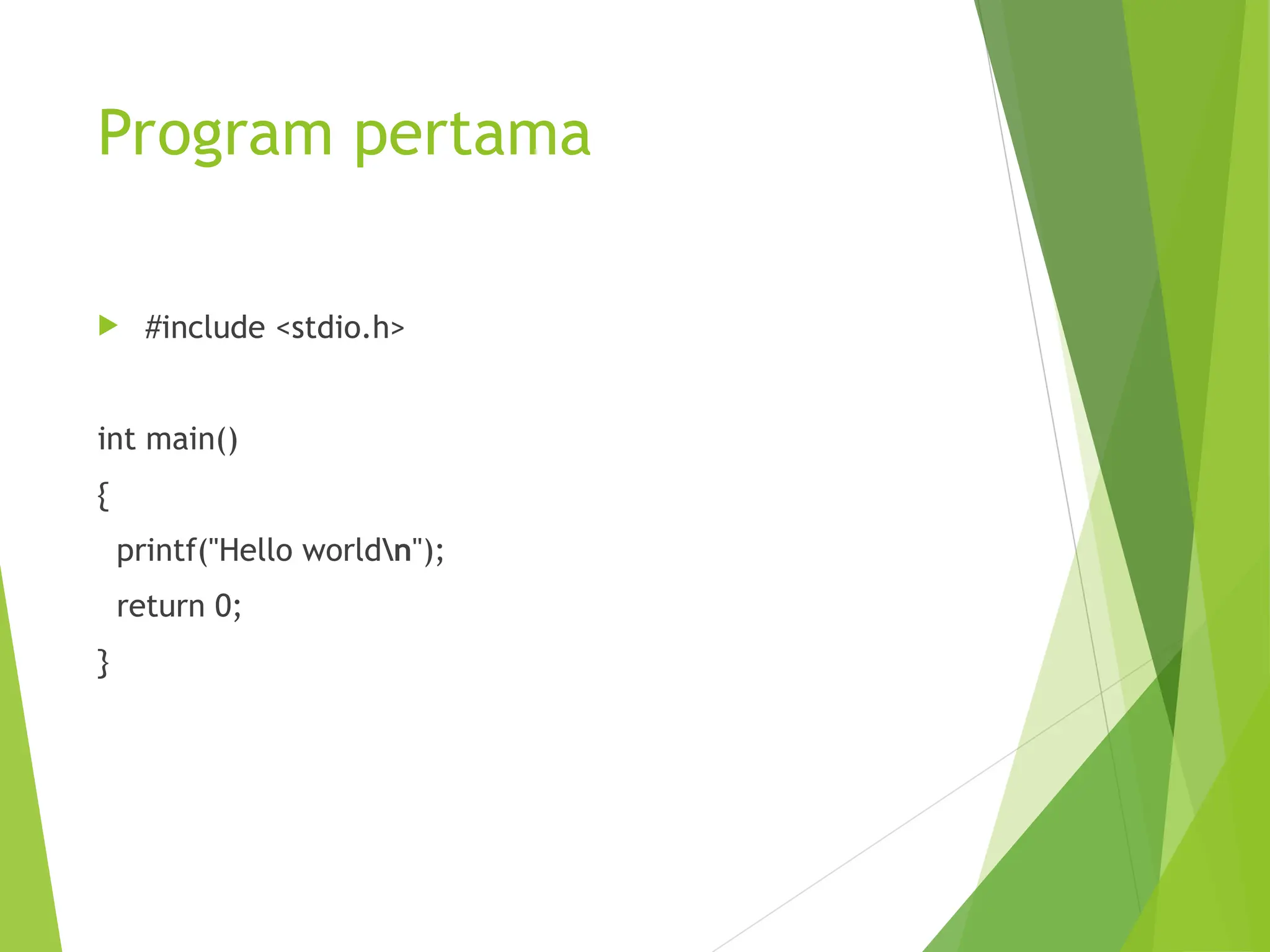Bahasa Pemrograman C: Fondasi Pemrograman Modern, Fitur Utama, dan ...