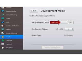 BlackBerry Empire DDPB Sideload Walkthrough - PlayBook | PPT